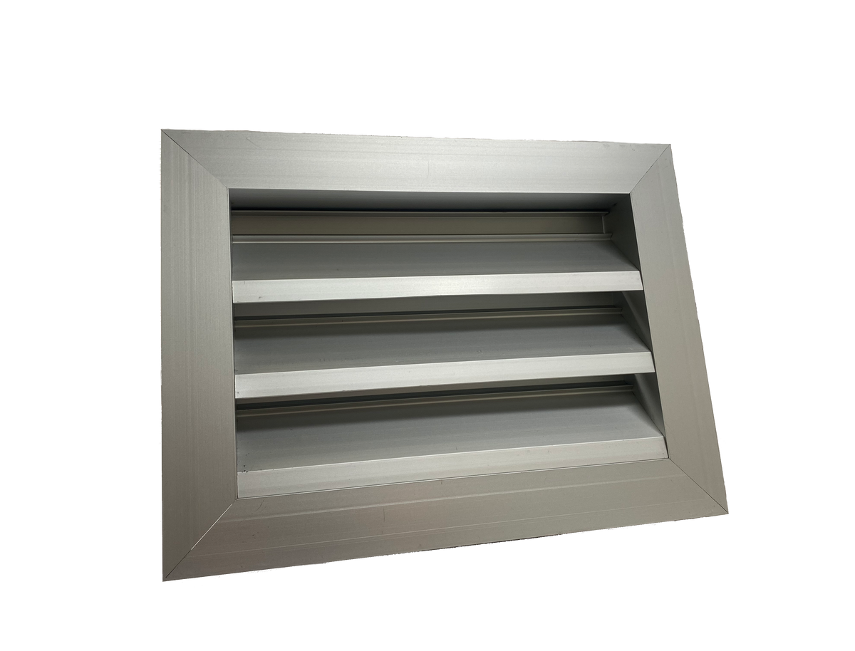 WEATHERPROOF LOUVRE NATURAL ANODISED — FA Australia
