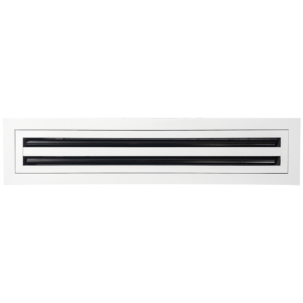 LINEAR SLOT GRILLES REMOVABLE CORE WHITE — FA Australia